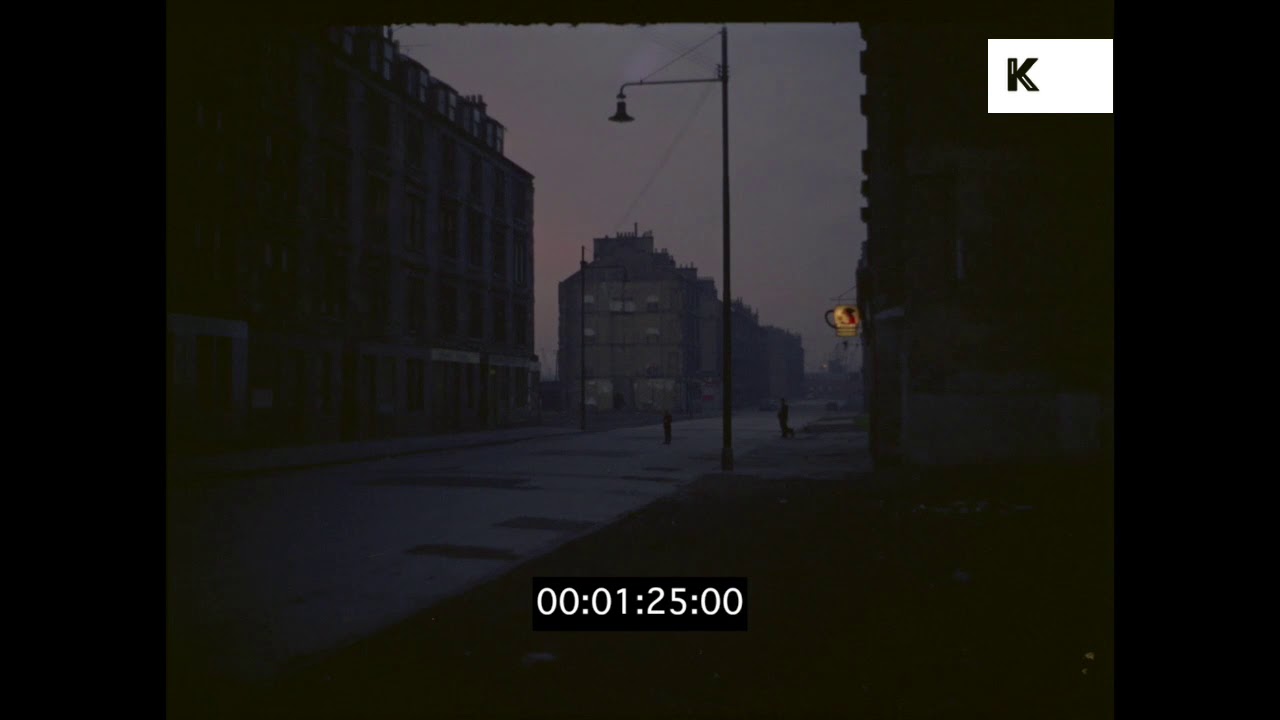1960s Glasgow Slums, Children Playing, Scotland from 35mm - YouTube