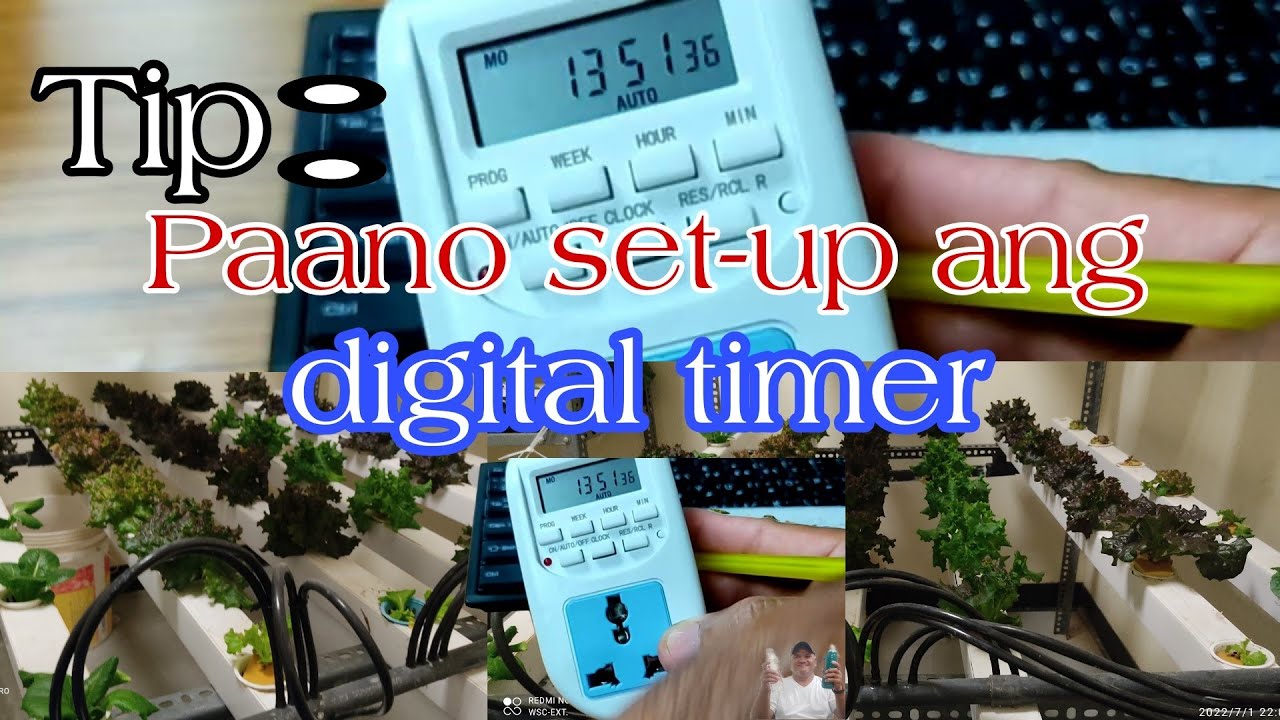 Tip paano set-up ang digital timer. - YouTube