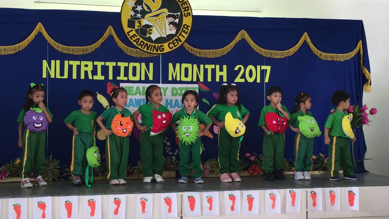 Nursery Dance Presentation LWLC Nutrition Month Celebration 2017 - YouTube