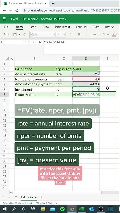 How to find the Future Value of Current Investment II Excel Guru II # ...