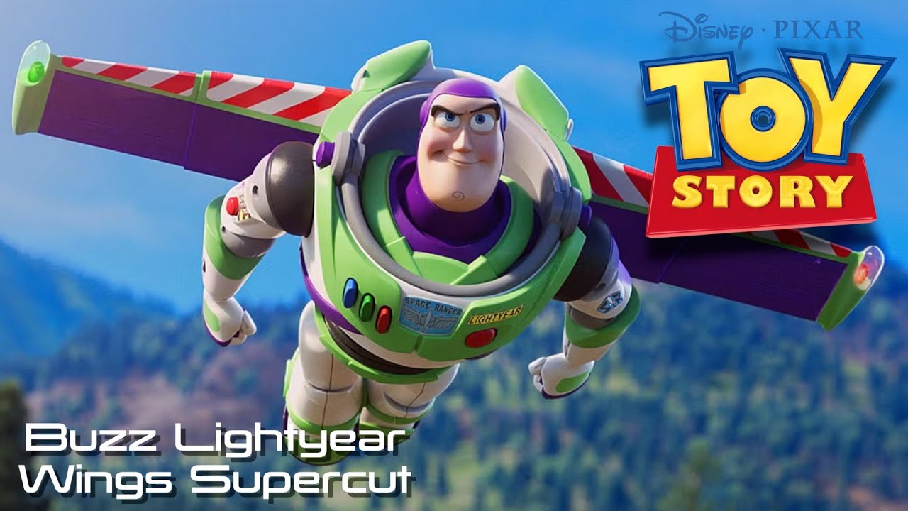 Toy Story: Buzz Lightyear Wings Supercut - YouTube