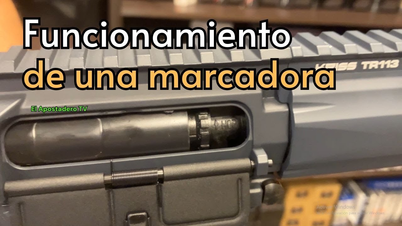 Cómo funciona una marcadora de Airsoft - YouTube