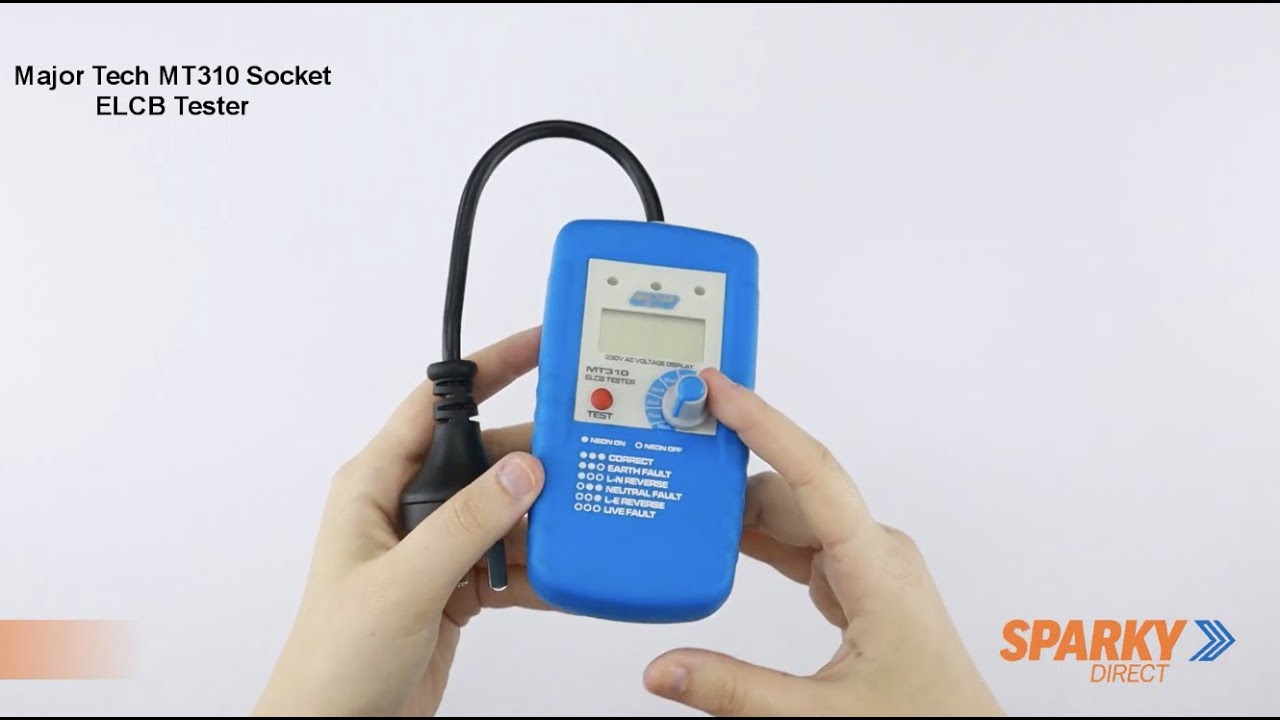Major Tech MT310 | Socket ELCB Tester - YouTube