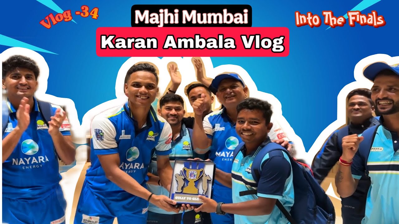 Karan Ambala Vlogs | After Winning Semifinal | ispl-2 | Ground, live ...