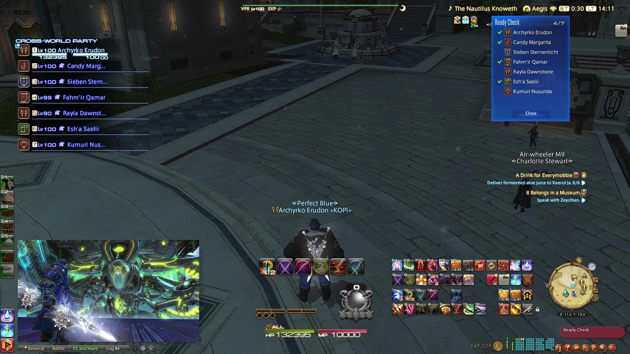FFXIV M4S prog, maybe A2C? - YouTube