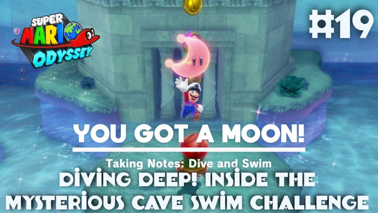 Mario Odyssey - Episode 19: Diving Deep! Inside the Mysterious Cave ...
