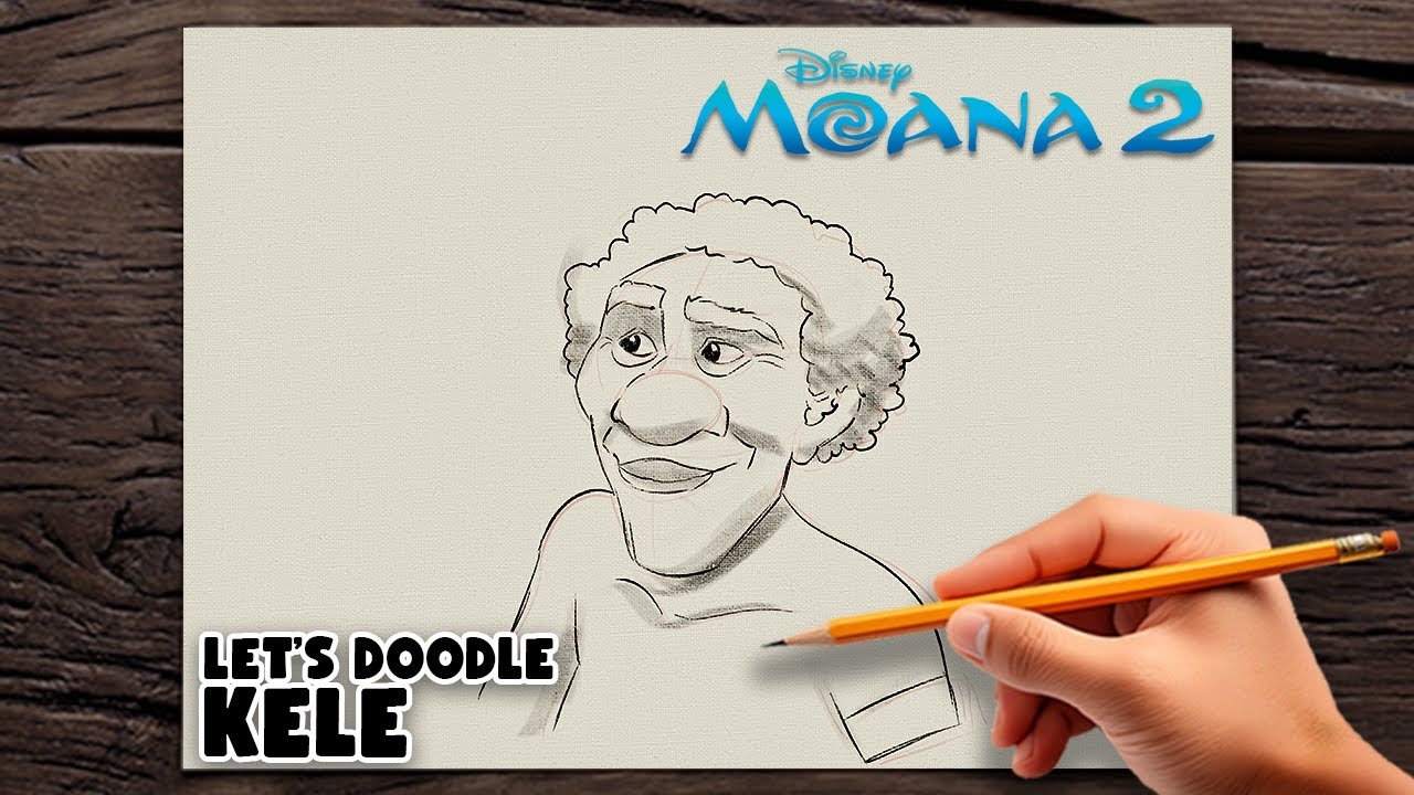 LET'S DOODLE - KELE (DRAW LIKE A DISNEY ANIMATOR, EASY!) #Kele # ...