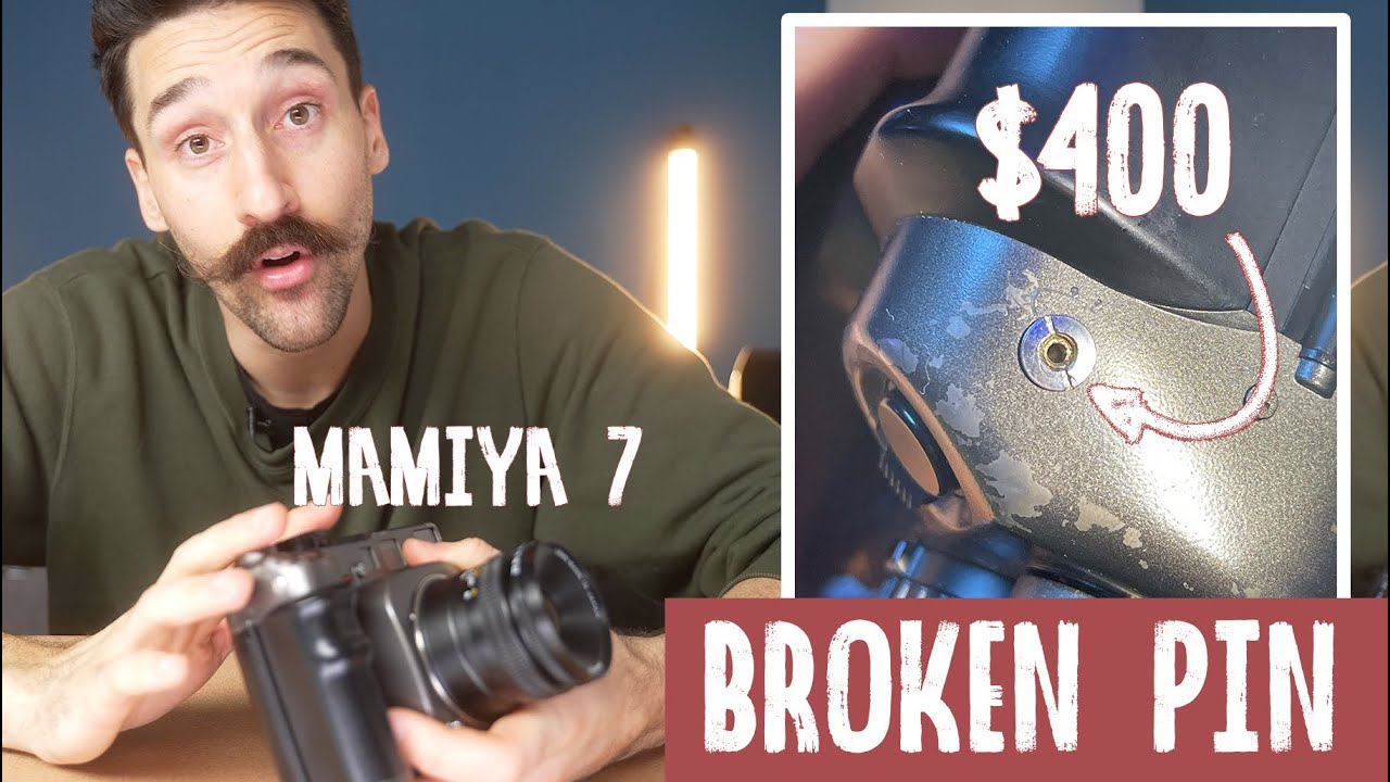 Fixing Mamiya 7 broken trigger pin for free ($400 otherwise) - YouTube