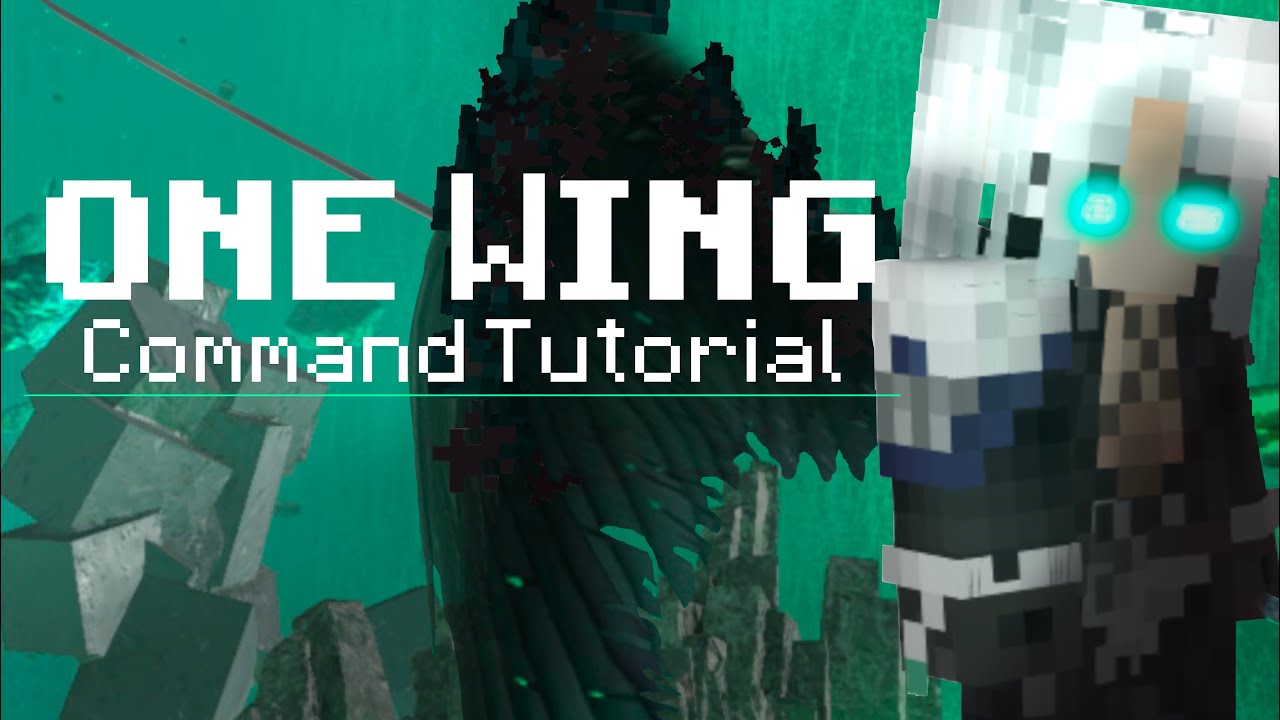One Winged Angel | Sephiroth Tutorial (5) | Minecraft Bedrock Commands ...