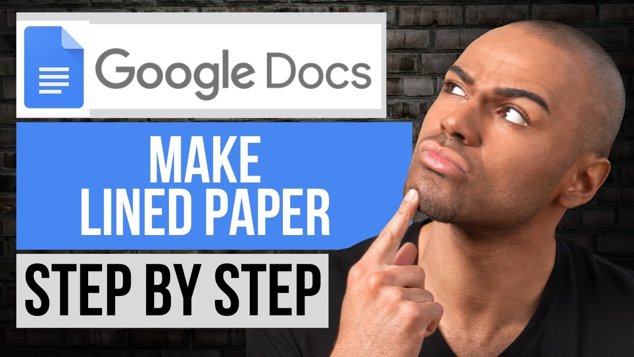 How to Make Lined Paper on Google Docs — Step by Step Google Docs ...