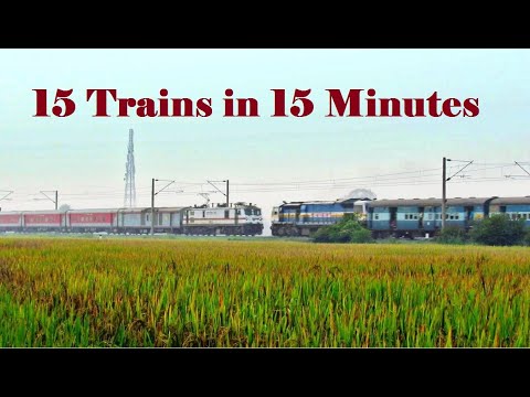 15 Trains in 15 Minutes | Indian Railway Train Videos | Indian Railways ...