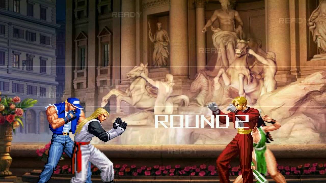 (KOF WOJ) Andy & Terry VS. King & Mai - YouTube