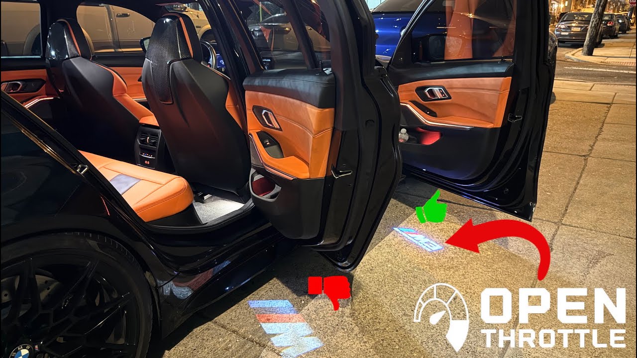INSTALLING OPEN THROTTLE DOOR LIGHTS on my G80 M3/F98 X4M! - YouTube
