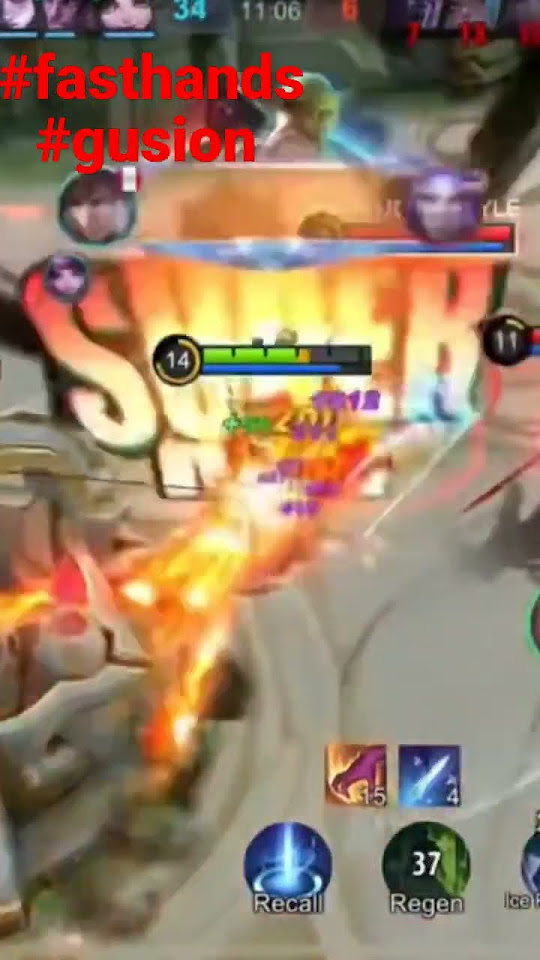 Letuzawa gusion gaming, fast hands - YouTube