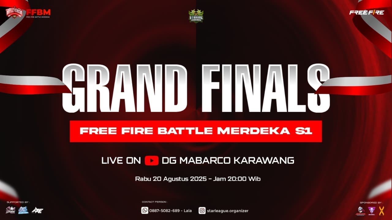 🟢 GRAND FINAL FREE FIRE BATTLE MERDEKA S1 | Caster Pe'es | FREE FIRE ...