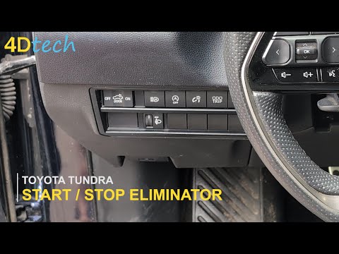 Toyota Tundra DISABLE Auto Start/Stop Feature - Turn ON and OFF permanently! [2022-2026]