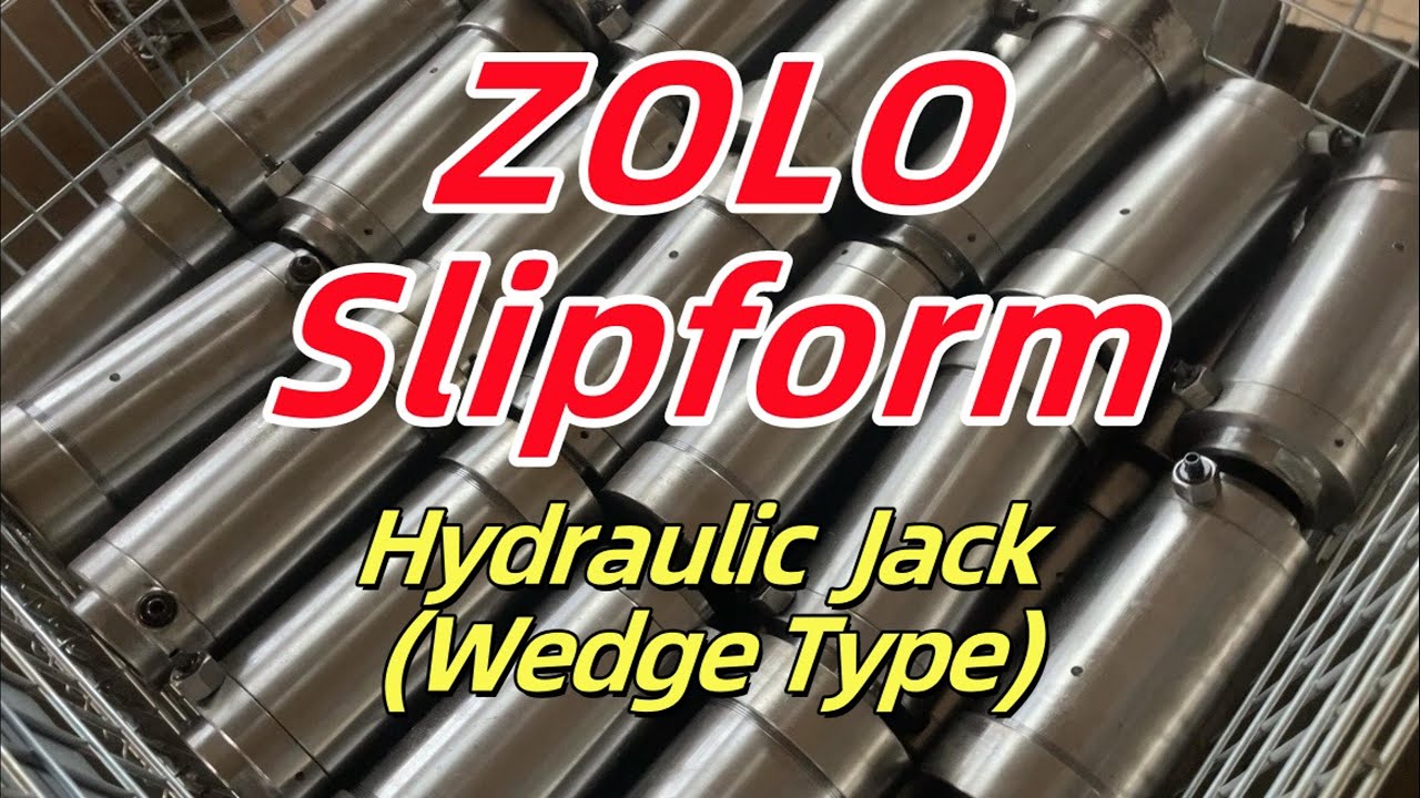 Zolo Slipform Hydraulic Jack (Wedge Type) #slipform #climbingformwork # ...