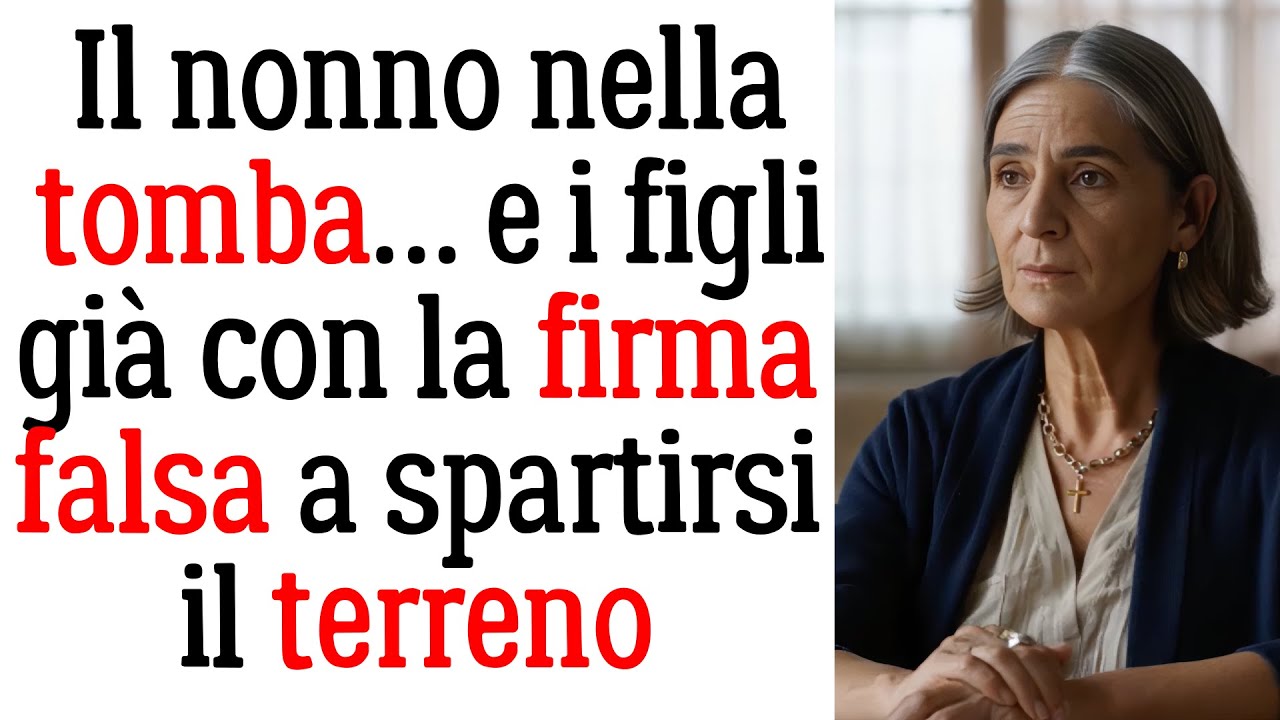 I figli hanno falsificato firma per vendere terreno del nonno morto ...