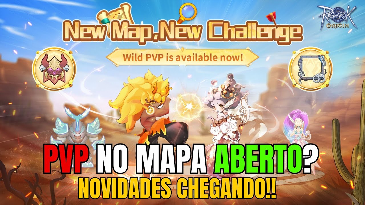 Ragnarok Origin - Novo Mapa Com PvP Aberto! Farme Marcas, Títulos e ...