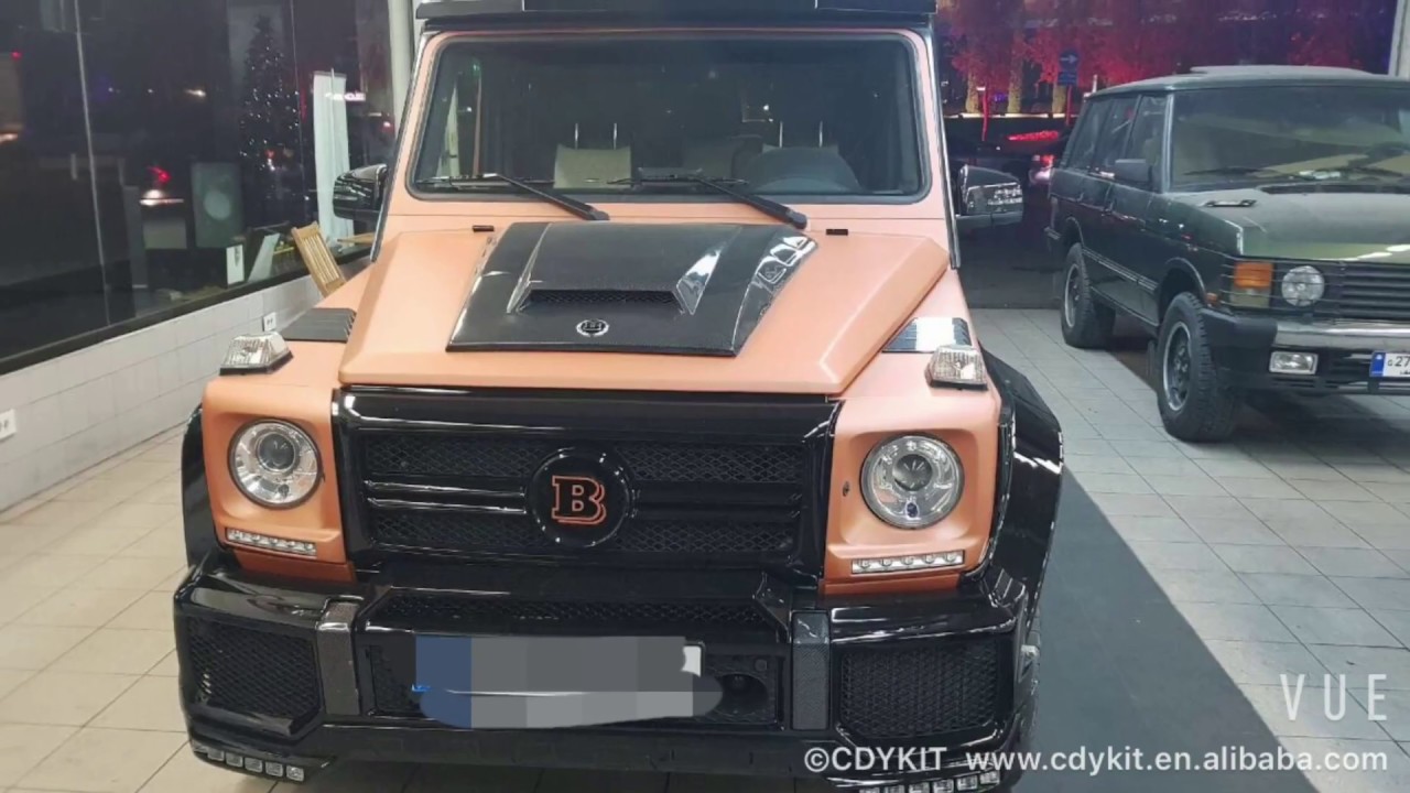 mercedes benz gclass brabus body kit - YouTube