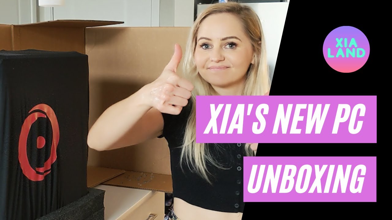 Xia Unboxes Her First Custom PC (Part 1) - YouTube