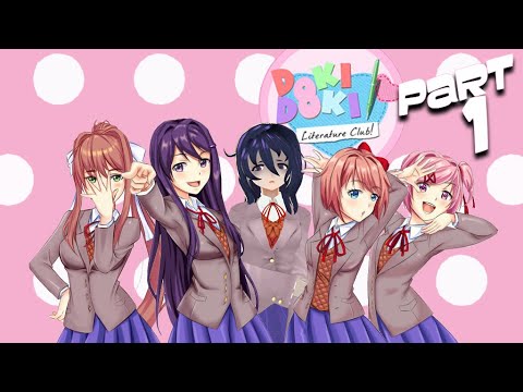 I play Doki Doki Literature Club (pt. 1) - YouTube