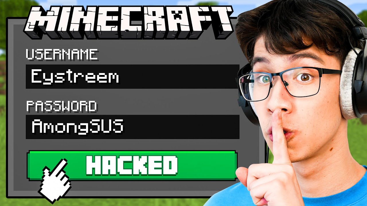 So I Hacked Eystreem’s Minecraft Account… - YouTube