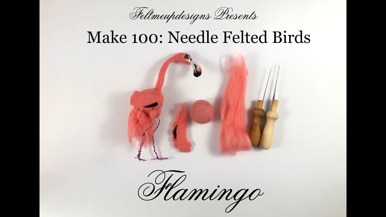 Kickstarter Make 100 Birds Flamingo - YouTube