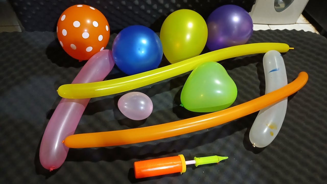 It's Great Fun Pumping Up Different Types Of Balloons #balloon - YouTube