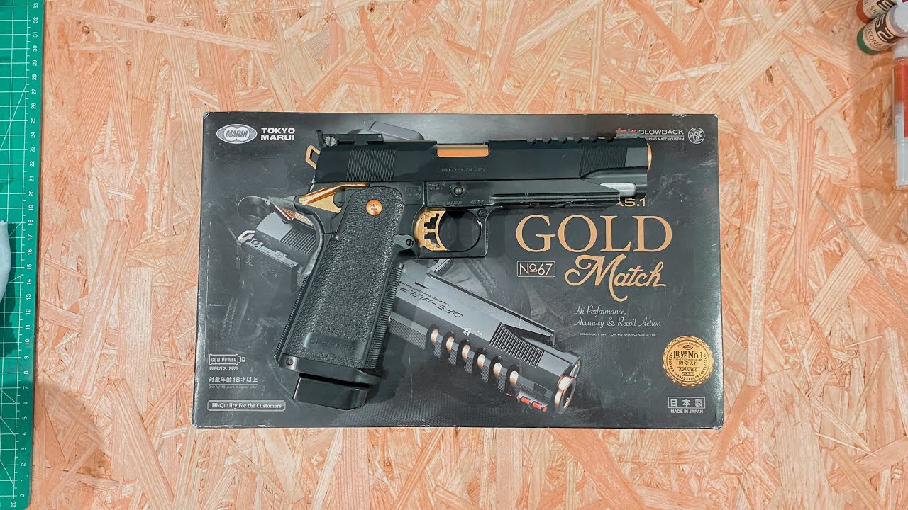 Unboxing TM Hi-Capa 5.1 Gold Match Indonesia | S2ND Hobby Shop - YouTube
