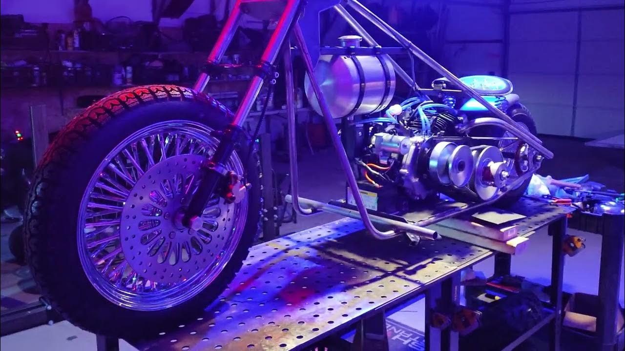 Big Mini Bike Finally Finished 420cc - YouTube