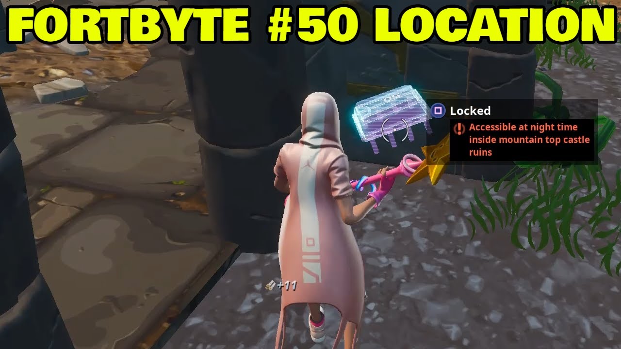 Fortnite Fortbyte #50 Location - Accessible at Night Time inside ...
