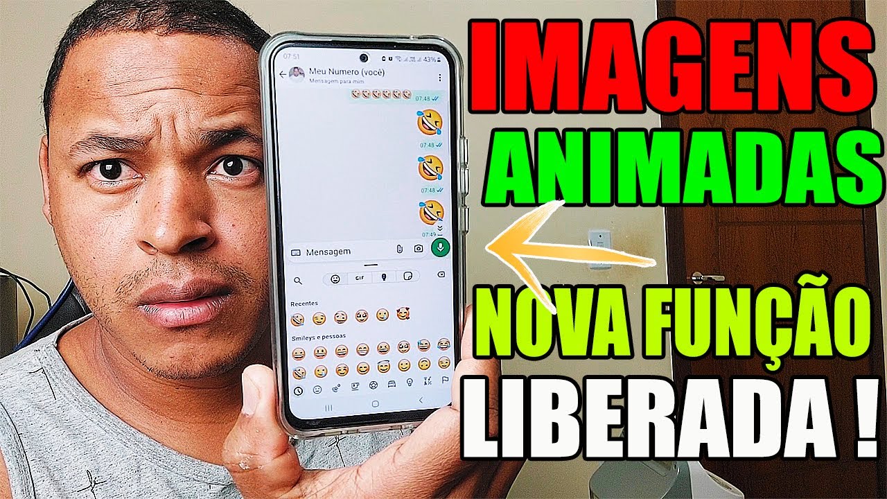 COMO ATIVAR IMAGENS ANIMADAS NO WHATSAPP 👉NOVO RECURSO JA LIBERADO ...