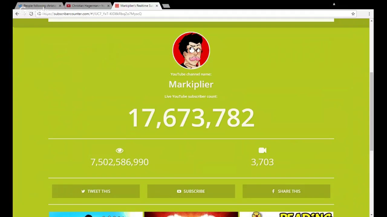 Markiplier live sub count - YouTube