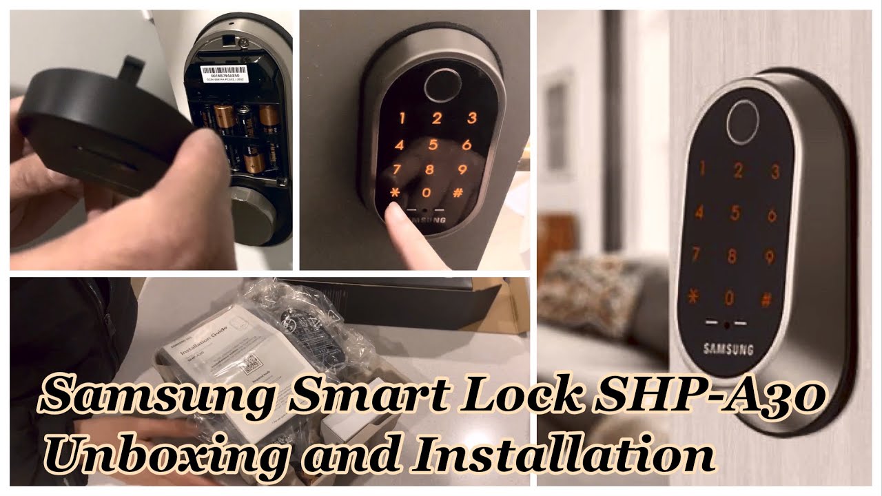Samsung Smart Lock SHP-A30 Unboxing and Installlation | Digital Door ...