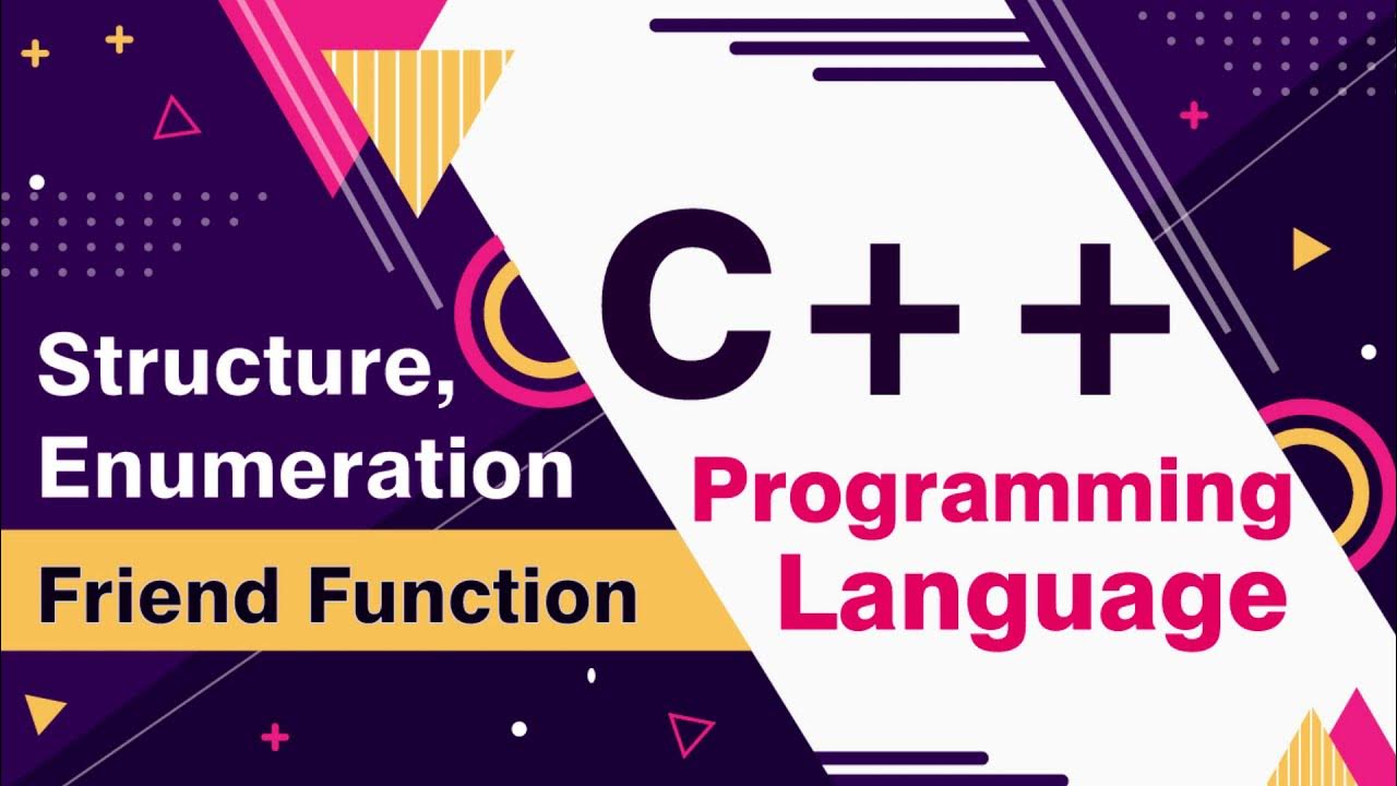 How to use structure, enumeration and friend function in c++ programming | #CPlusPlus | #YouTube ...