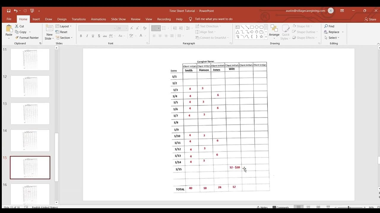 Time Sheet Tutorial - YouTube