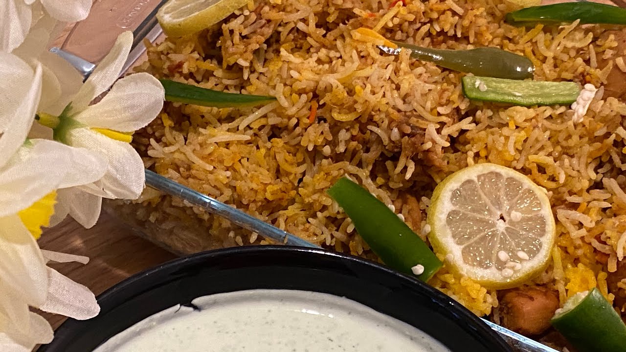 ZAFRANI SPECIAL BIRYANI.. CHICKEN BIRYANI (English subs.) - YouTube