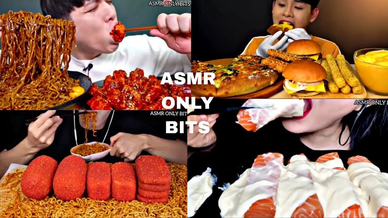 ASMR FOOD COMPILATION//Compilation///no talking///Bites only////asmr ...