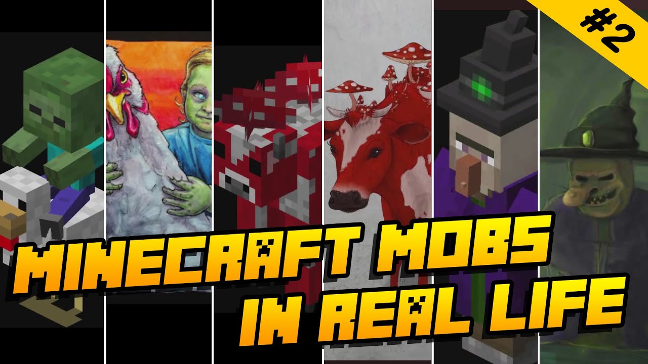 Minecraft Mobs in Real Life #2 HD CURSED IMAGES & "Screw the Nether ...