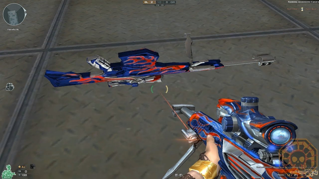 【CF】 CrossFire Russia || Barrett M82A1 Iron Shark Transform Skin ...