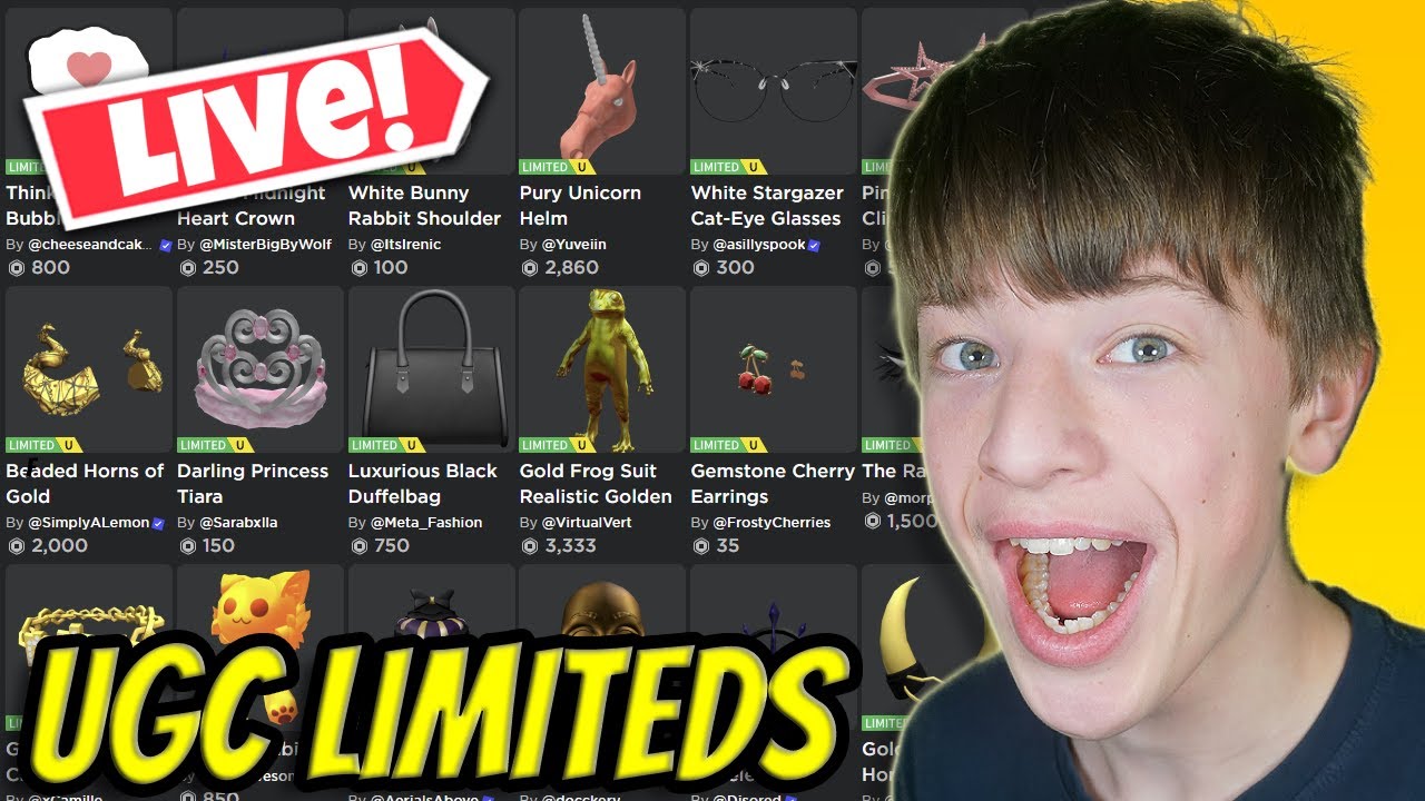 🔴LIVE ROBLOX FREE UGC LIMITEDS - PINK VALK ! - YouTube