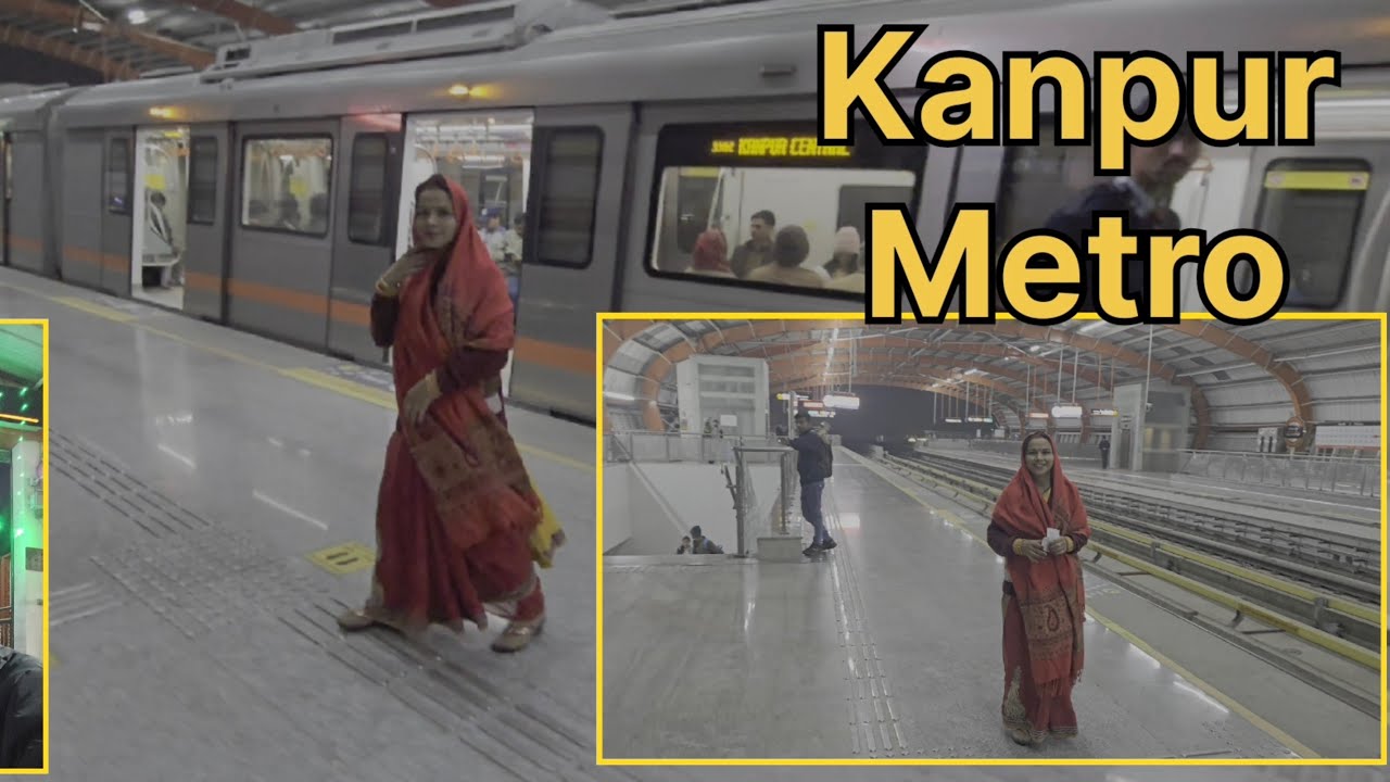 Kanpur Metro Ride 🚇 | Kalyanpur to LLR Hospital | Full Journey Vlog ...