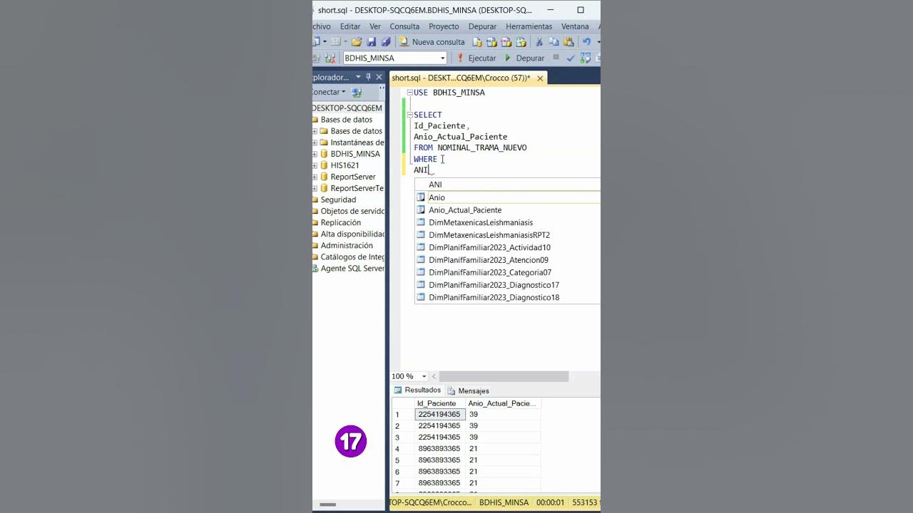 Consultar datos con BETWEEN en SQL Server. - YouTube