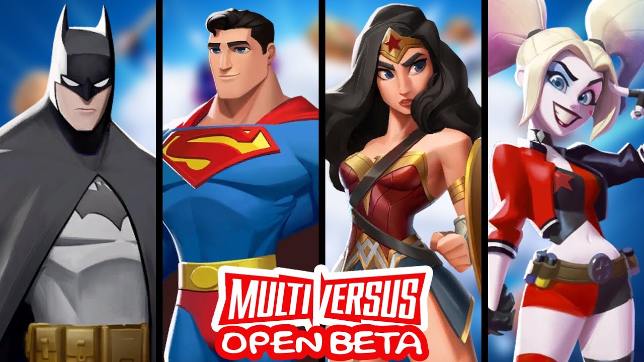 MultiVersus [Open Beta] | Batman VS Superman VS Wonder Woman VS Harley Quinn - YouTube