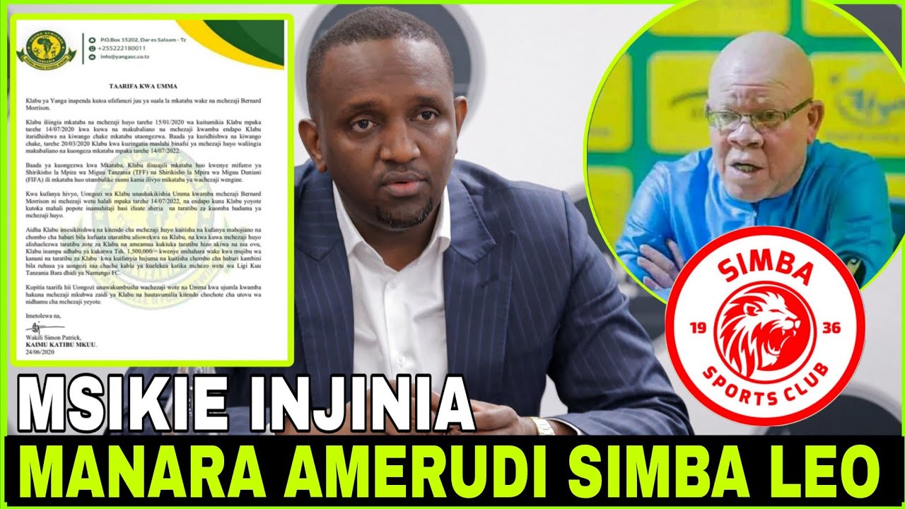 🔴#LIVE KIMENUKA; MSIKIE INJINIA MUDA HUU AFUNGUKA ATHIBITISHA MANARA ...