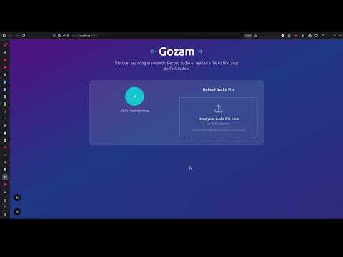Gozam: audio recognition app
