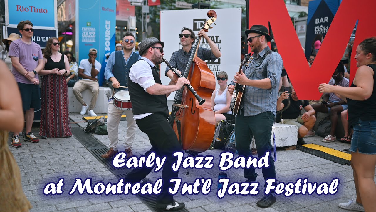 Early Jazz Band performing at Montreal International Jazz Festival ...