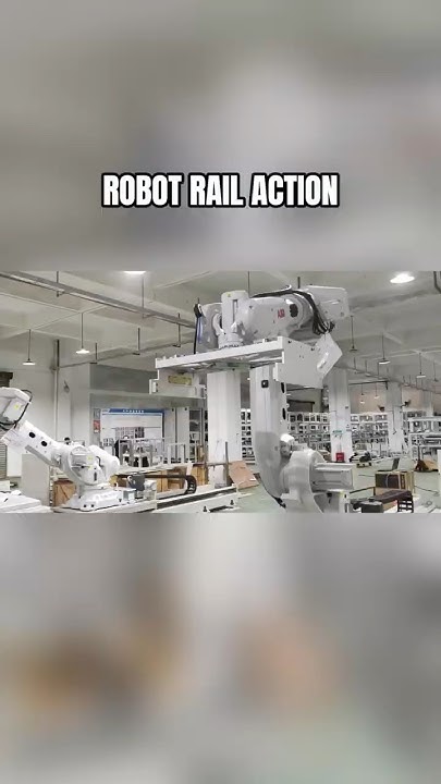 ABB Robot & EVS Linear Track: Mastering Heavy-Duty Handling!#track #automatedsolutions #evsrobot ...