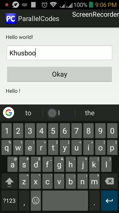 android edittext control programmatically - YouTube